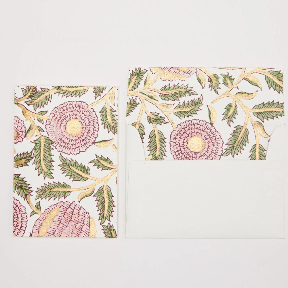 Carte de vœux Marigold Glitz Blush – Papier Mirchi | Papeterie La ...